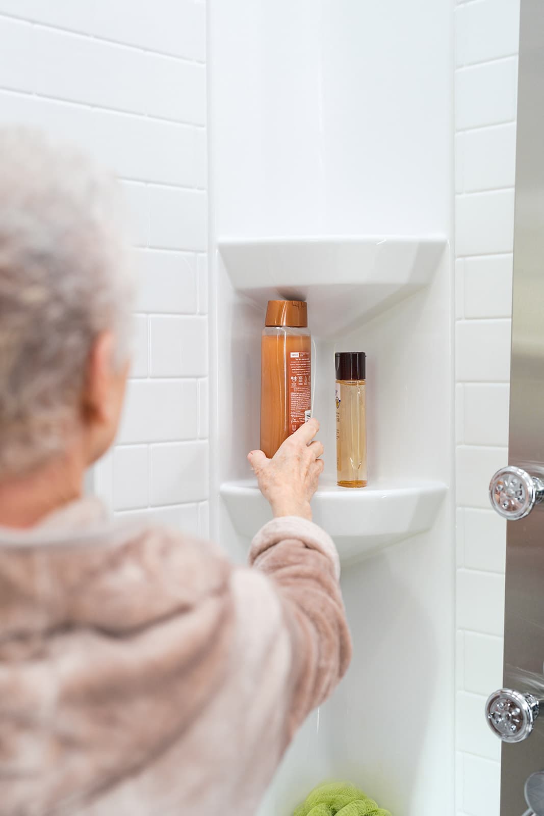 Shower Shelving | Built-In Corner & Recessed Shelving | Safe Step