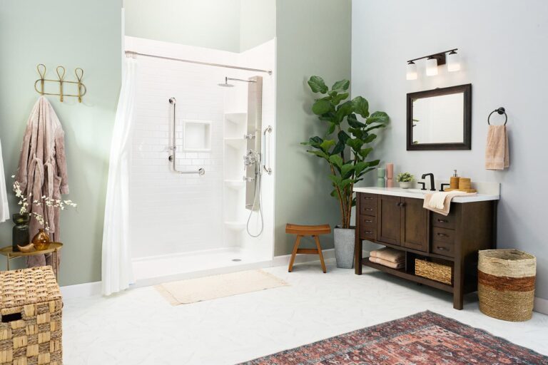 Shower Shelving | Built-In Corner & Recessed Shelving | Safe Step