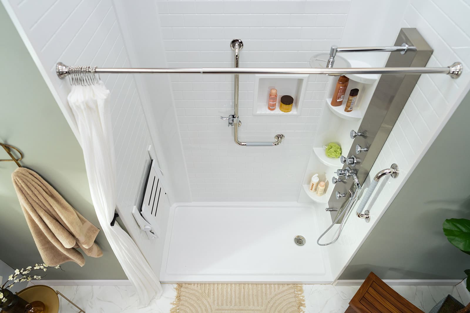 Walk-In Shower Bases | Low Threshold Shower Pans | Safe Step